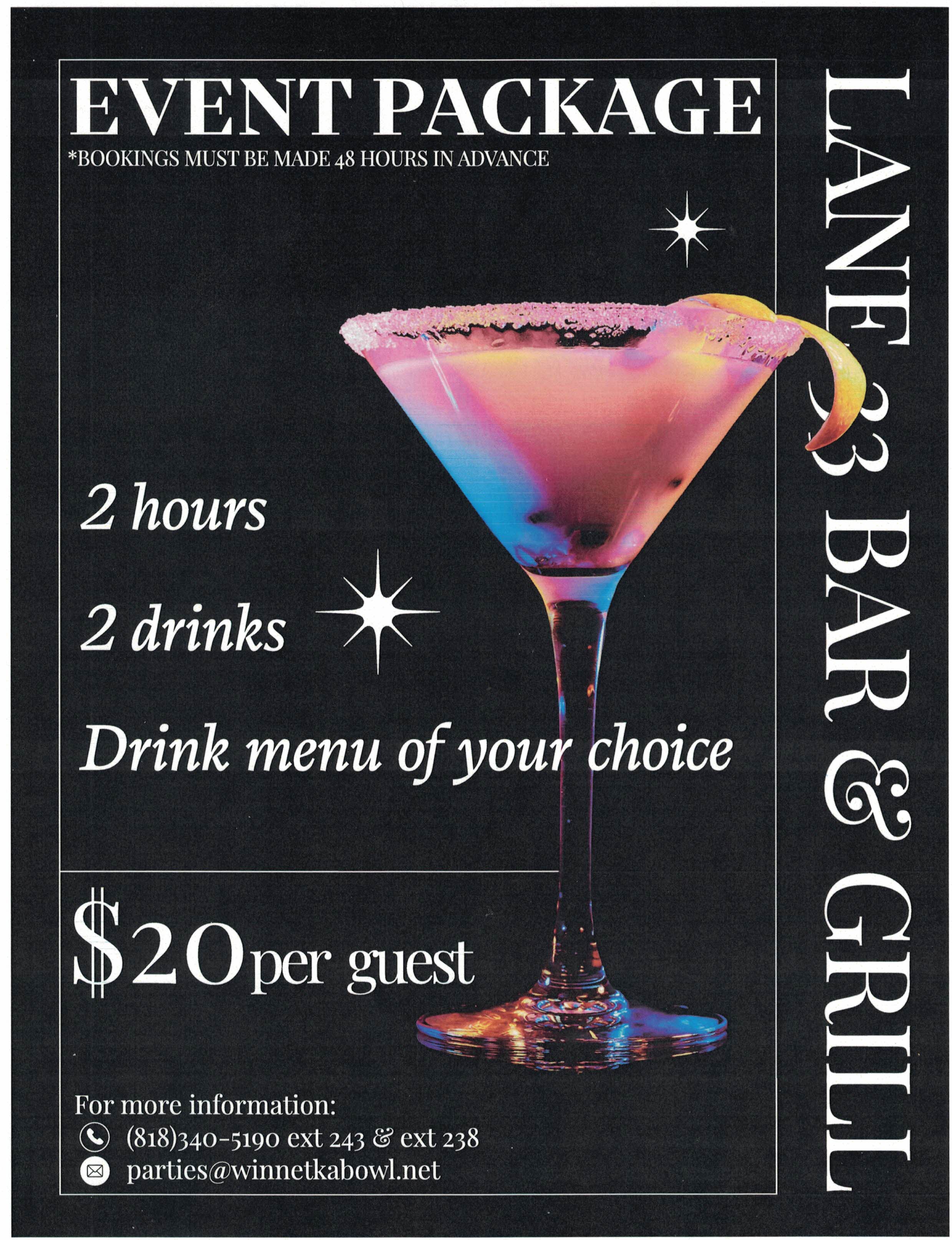 Lane 33 Bar & Grill | Winnetka Bowl | Winnetka CA